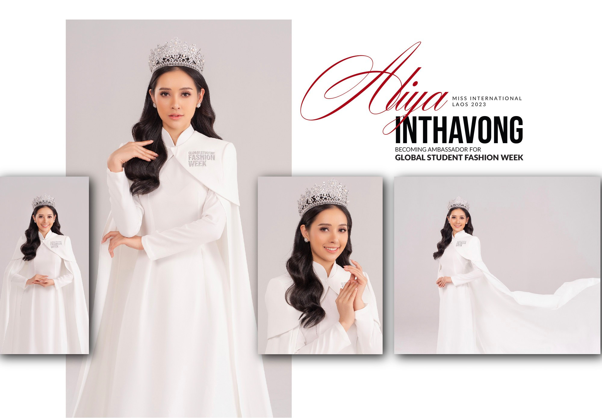 Miss International Laos 2023 - Aliya Inthavong trở thành Đại sứ cho Tuần lễ thời trang Sinh viên ...